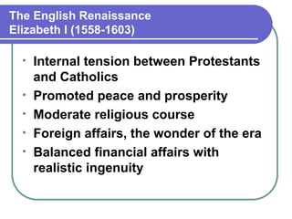 Renaissance.ppt. in history of English literature | PPT
