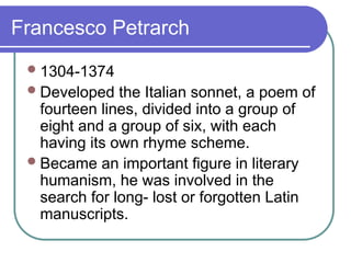 Renaissance.ppt. in history of English literature | PPT