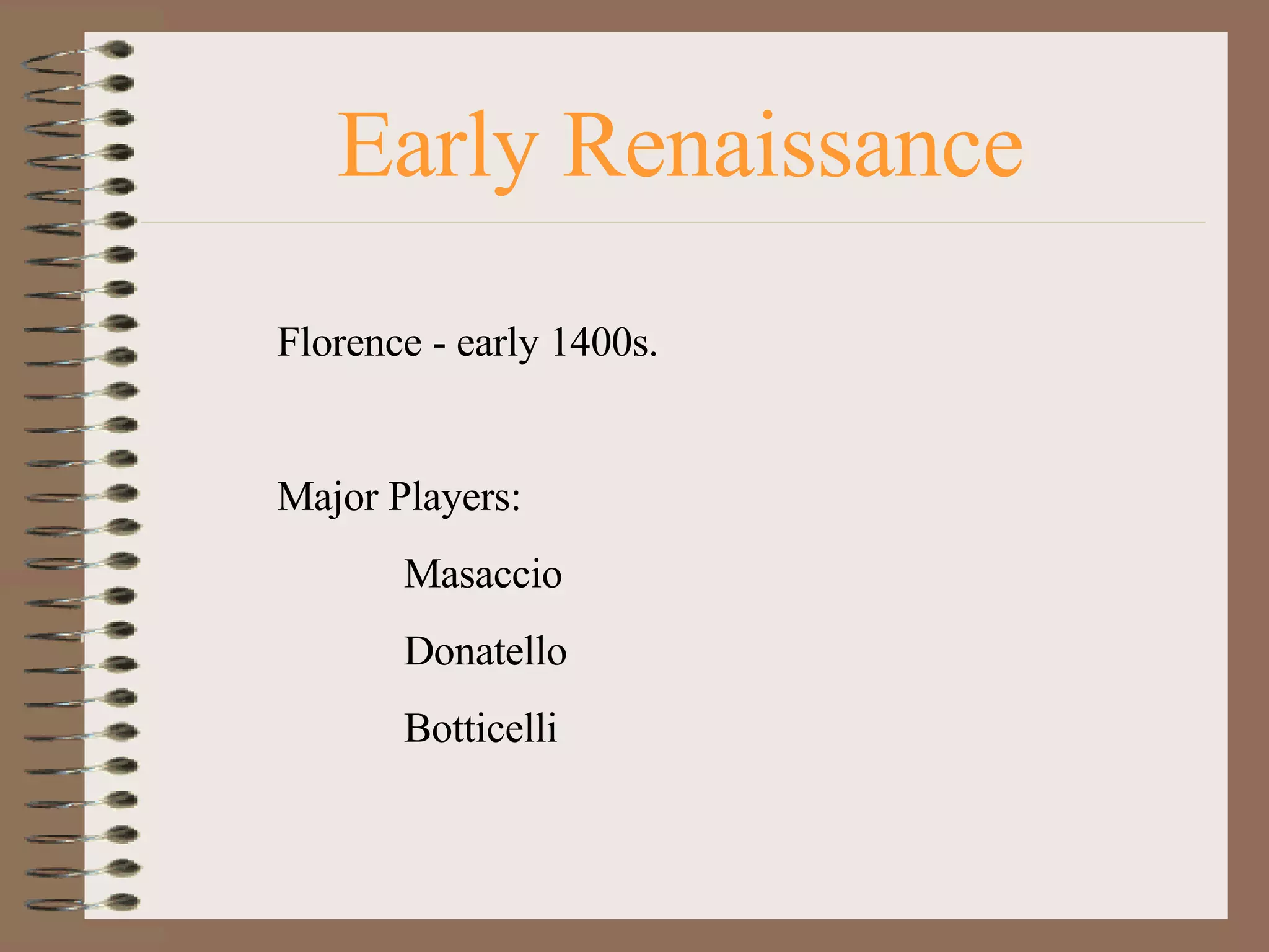 Renaissance Art To Upload | PPT