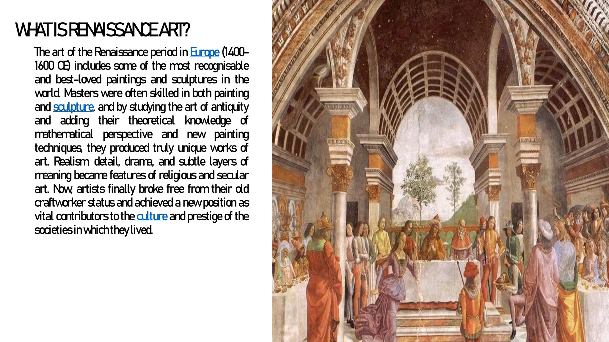 RENAISSANCE--ART PPT IN ART APPRECIATION | PPTX