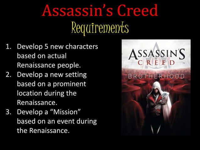 Renaissance assassins creed project | PPTX