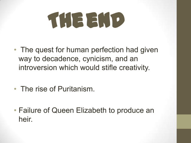 Renaissance : British literature period. | PPT
