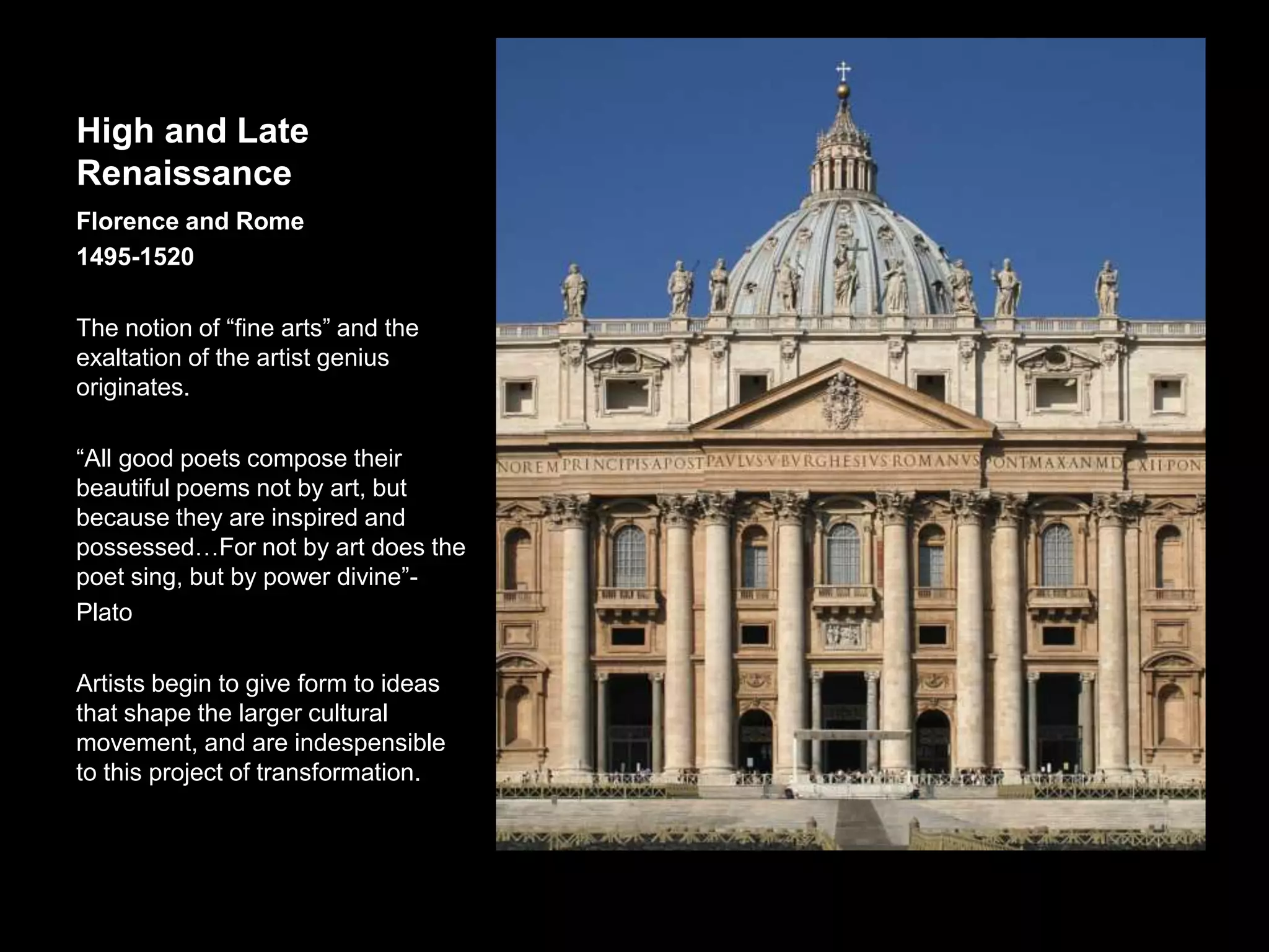 High Renaissance and Mannerism PART 1 | PPT