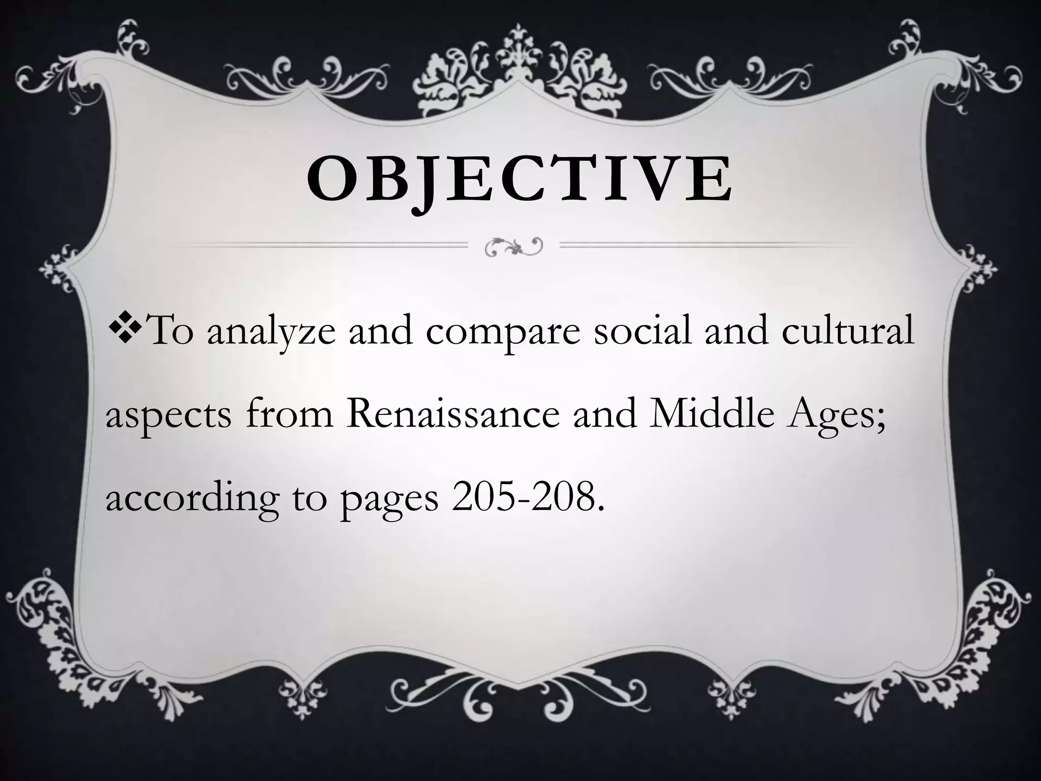 Comparison between Middle Ages and Renaissance | PPTX