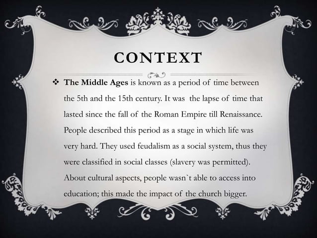 Comparison between Middle Ages and Renaissance | PPTX