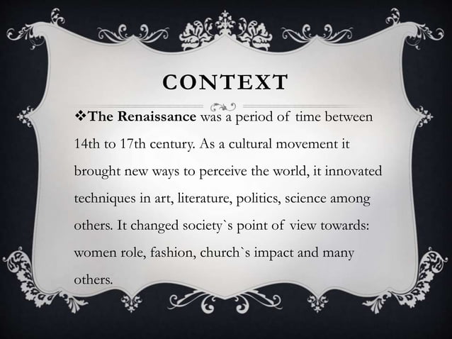 Comparison between Middle Ages and Renaissance | PPTX