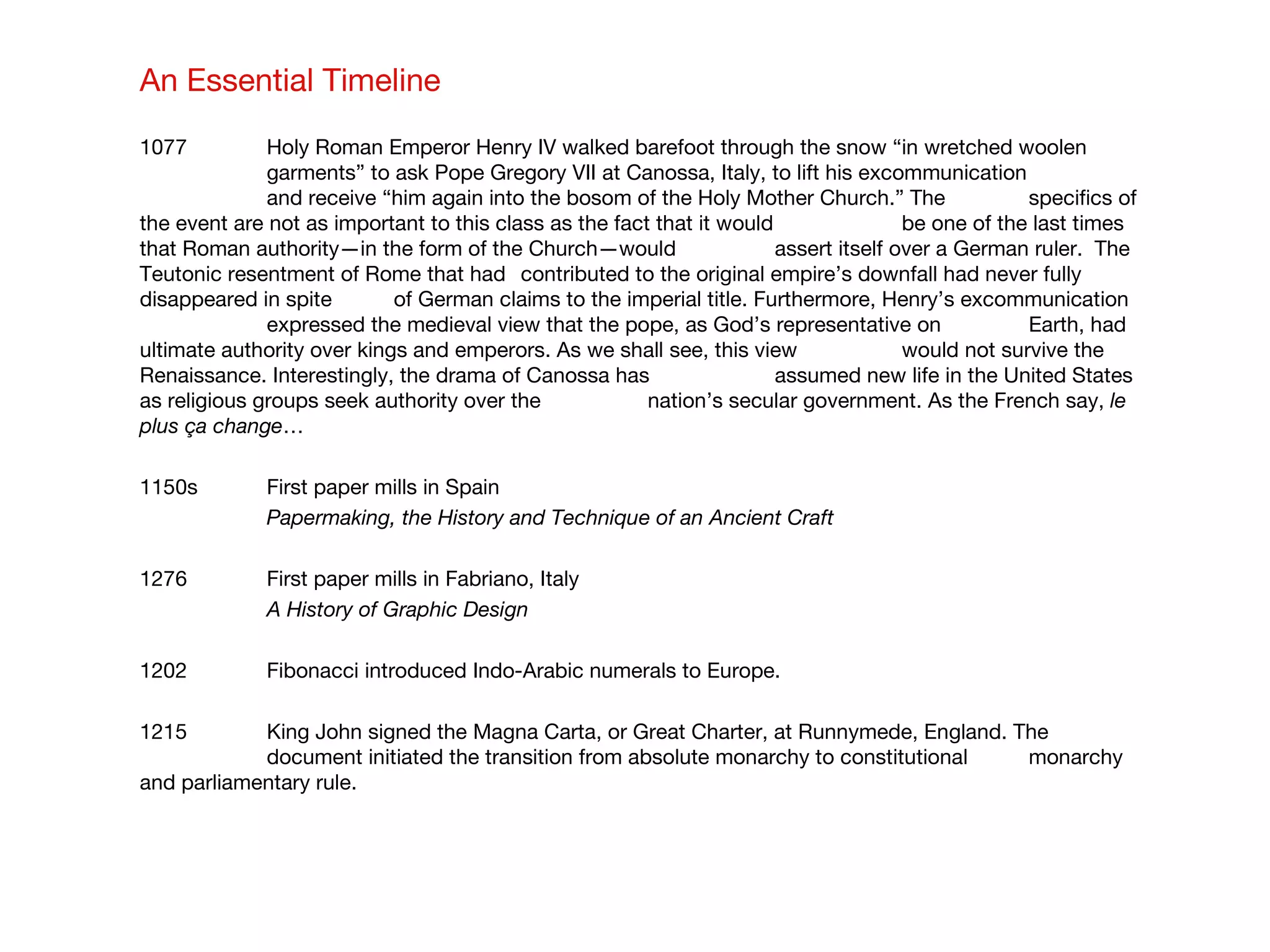 Renaissance Timeline & Materials | PPT