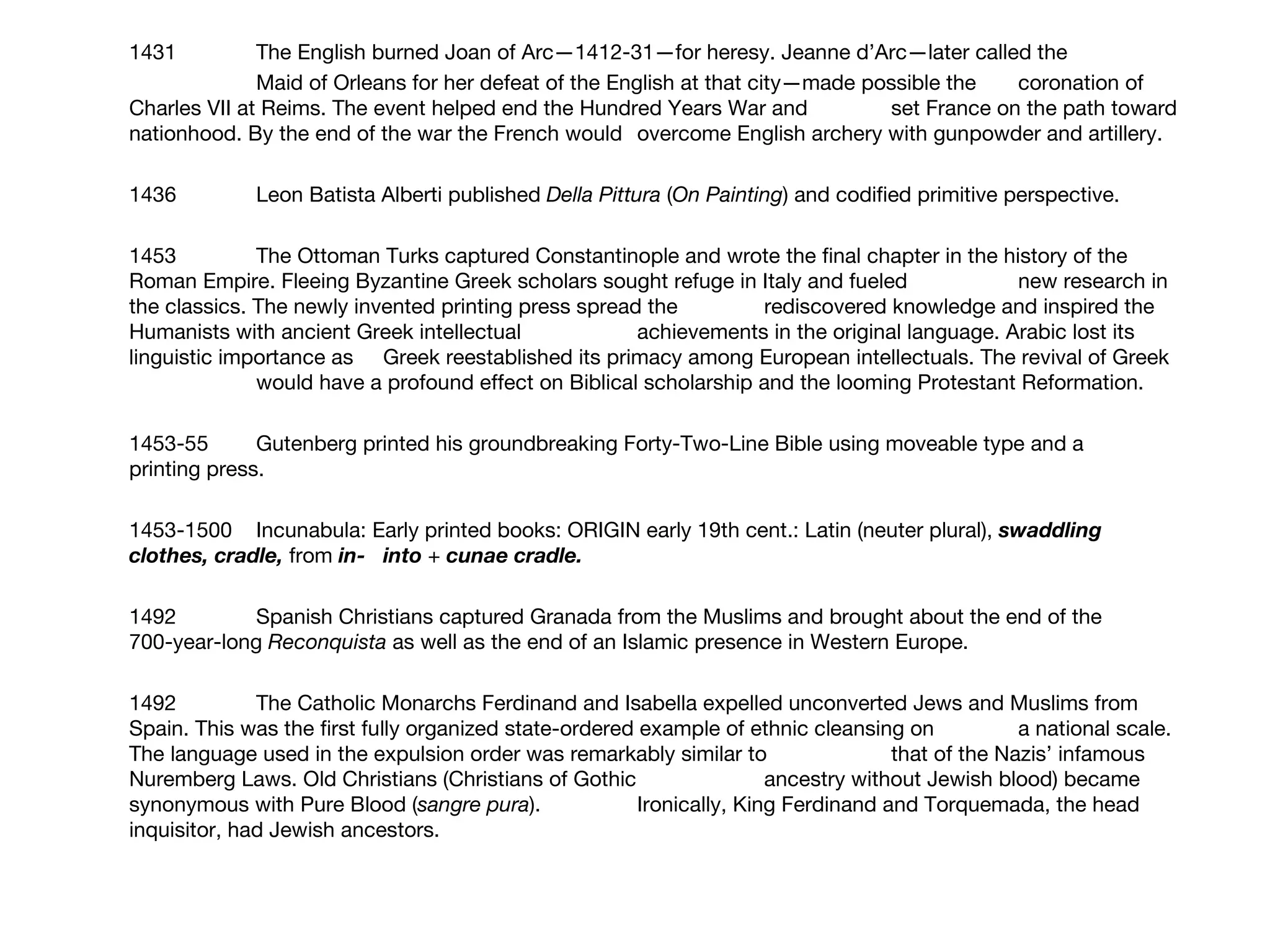 Renaissance Timeline & Materials | PPT