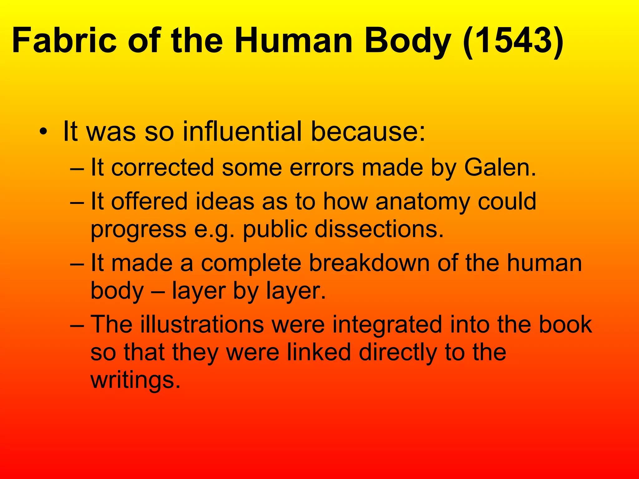 Renaissance Anatomy | PPT