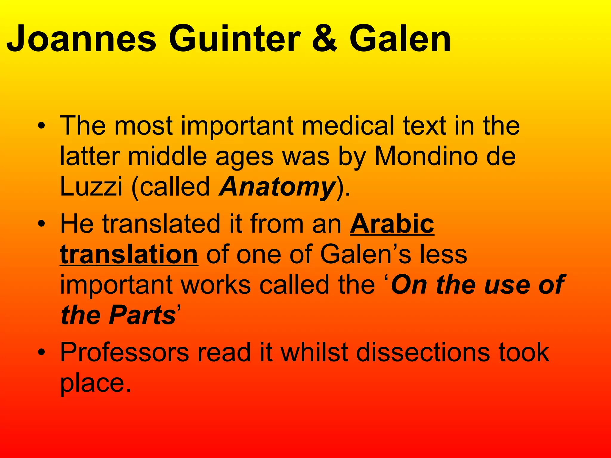 Renaissance Anatomy | PPT