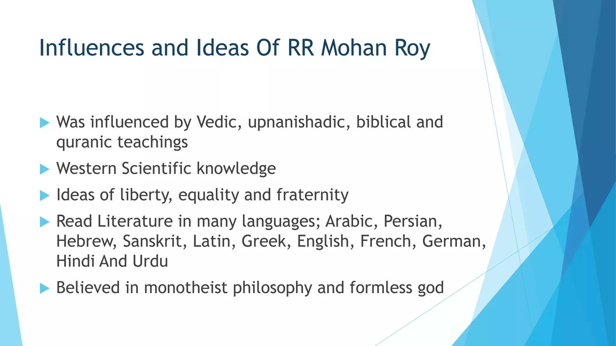 Indian Renaissance Raja Ram M Roy | PPTX