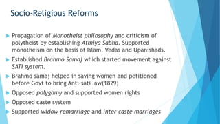 Indian Renaissance Raja Ram M Roy | PPTX