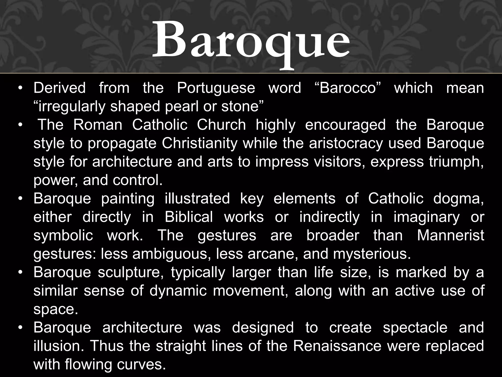 Renaissance and Baroque Artworks | PPTX