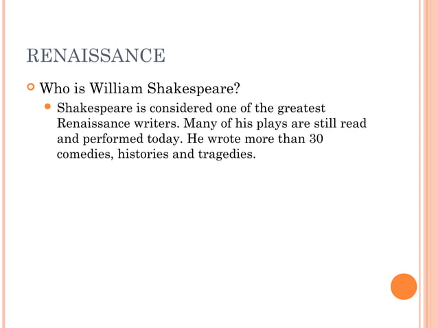 Renaissance and reformation | PPT