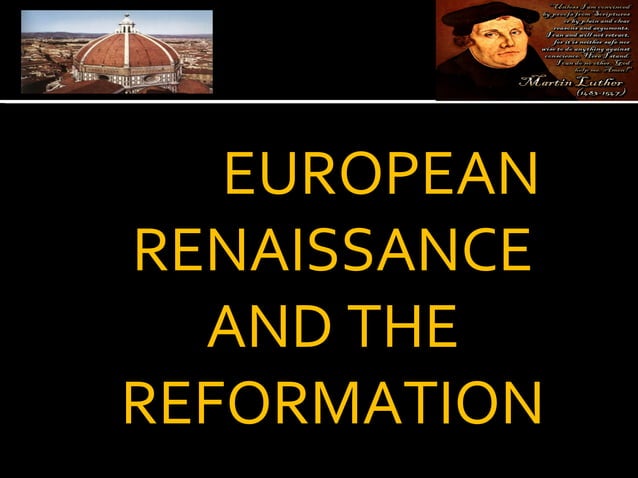 Renaissance and Reformation | PPT
