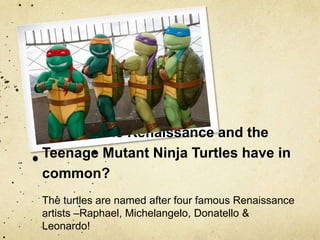 Renaissance Art | PPTX