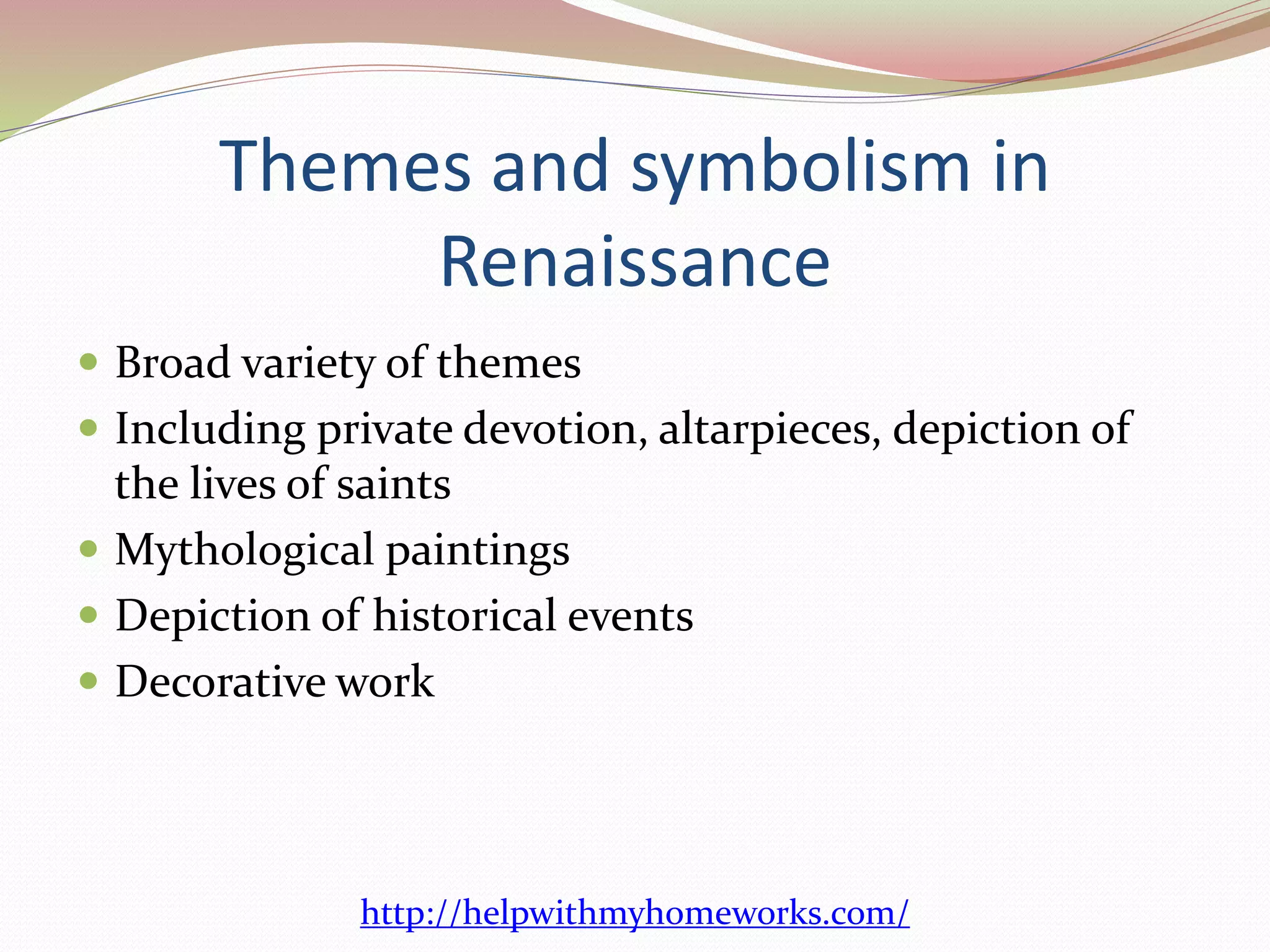 Renaissance art | PPTX | Drawing and Sketching | Arts and Crafts