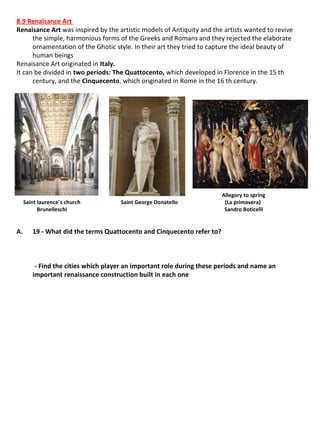 Renaissance art | PPT