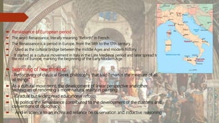 Renaissance art | PPTX