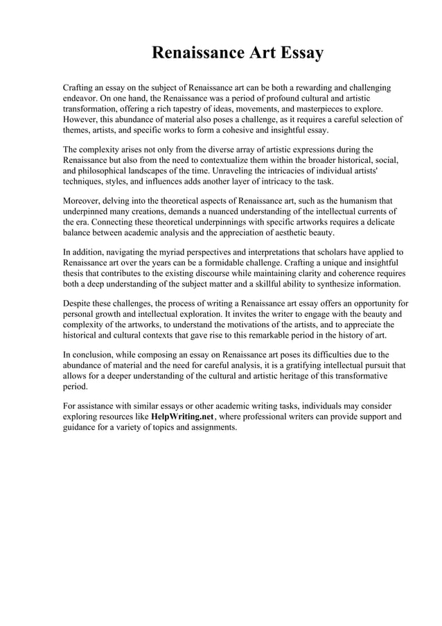Renaissance Art Essay.pdf
