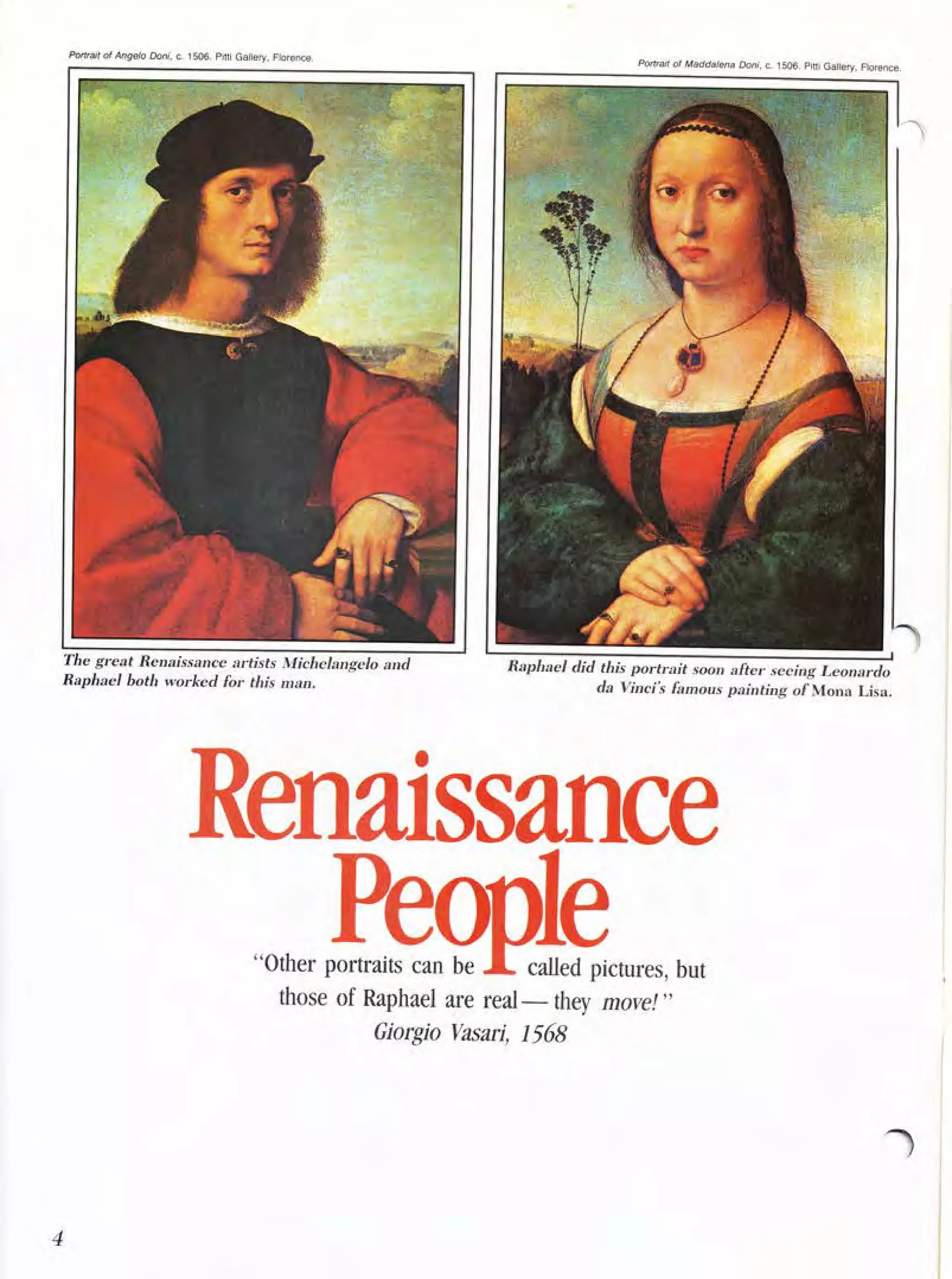 Renaissance arthistoryassignment | PDF