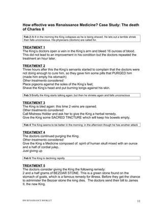 Renaissance booklet | DOC | Biological Sciences | Science