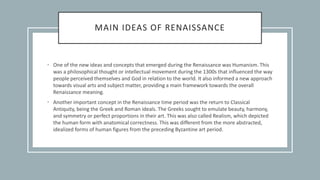 Renaissance by aikaterina kiousi | PPT