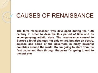 Renaissance by Jason Stamos | PPTX