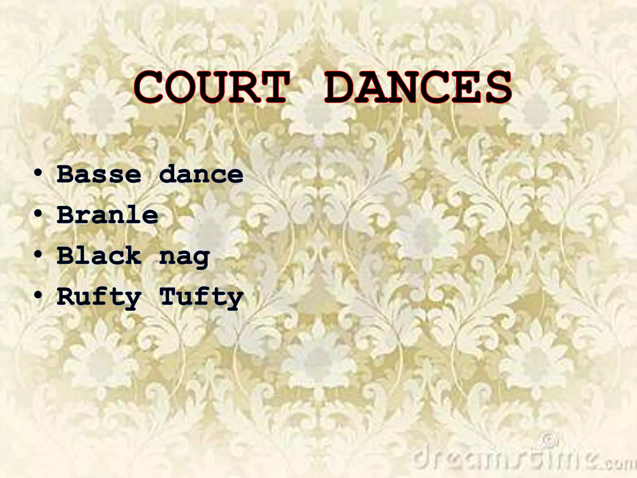 Renaissance (dance) | PPTX