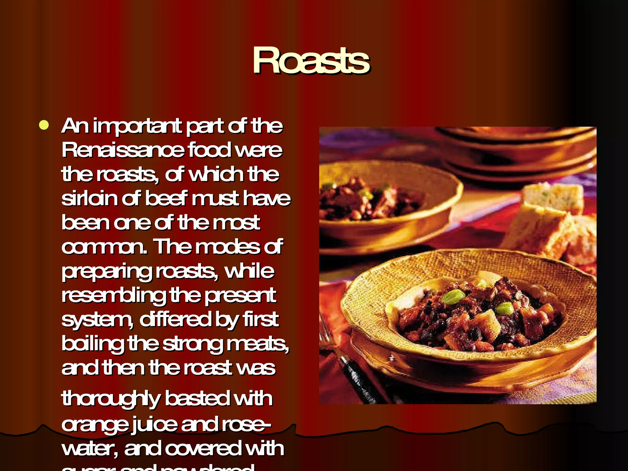 Renaissance Food & Drink | PPT