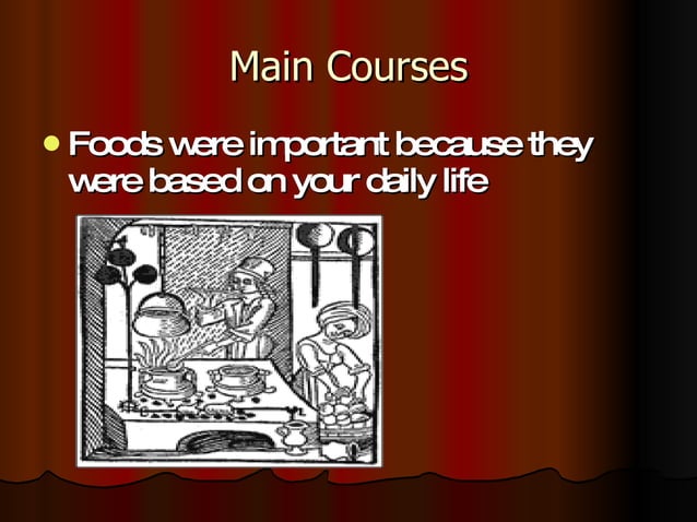 Renaissance Food & Drink | PPT