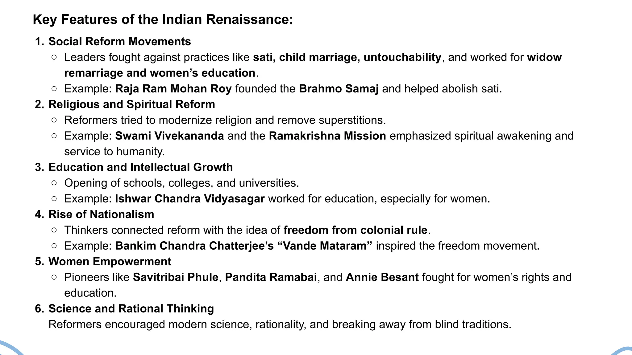 'Renaissance in India, 19th Century India and 20th Century India | PPTX