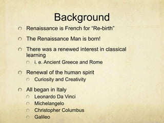 Renaissance introduction pp | PPT
