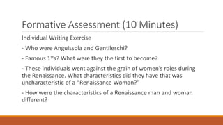 Renaissance Lecture 2 (Art) | PPTX | Design | Fine Art