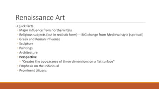 Renaissance Lecture 2 (Art) | PPTX | Design | Fine Art