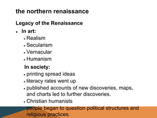Ch.1/L2 - the Northern Renaissance | PPTX