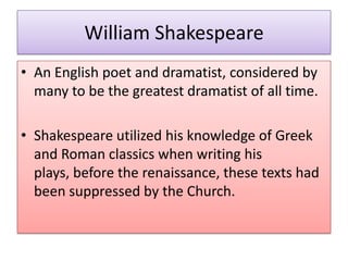Renaissance Literature | PPTX