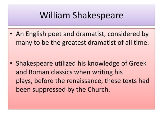 Renaissance Literature | PPT