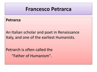 Renaissance Literature | PPTX