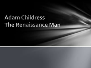 Renaissance man project | PPTX