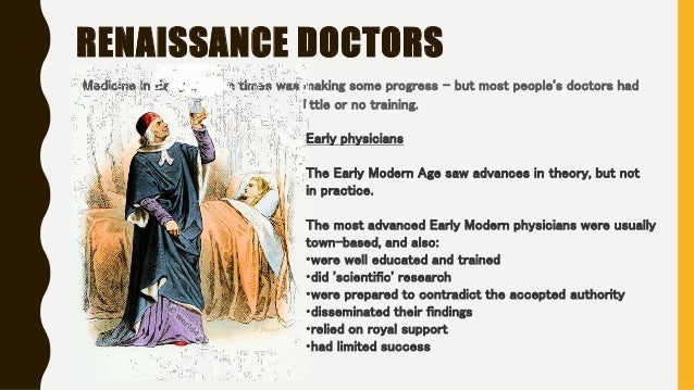 Renaissance medicine by TriAngels (medical group) history of medicine