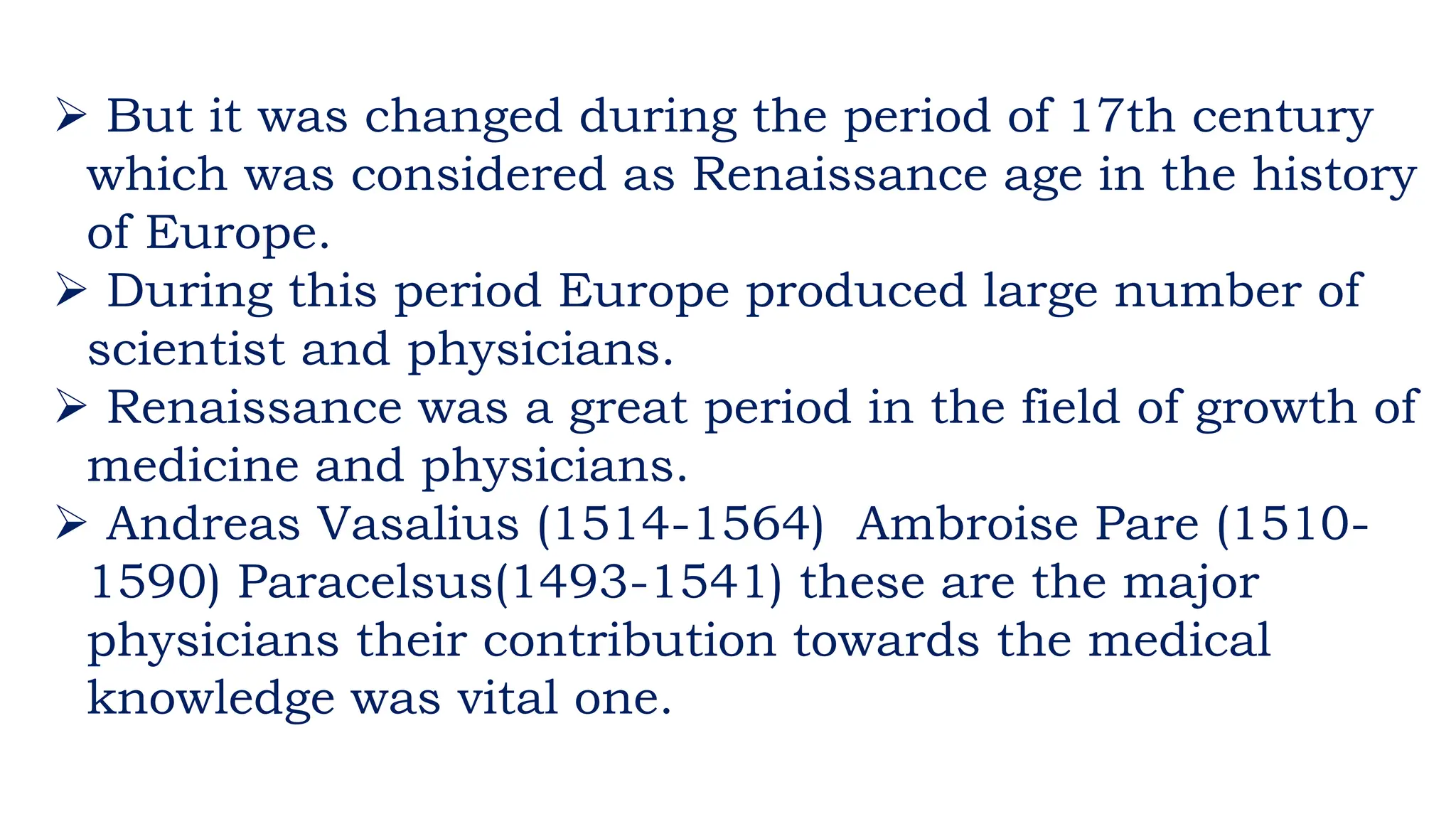 Renaissance Medicine.ppt ...SlideShare for helping students across the ...