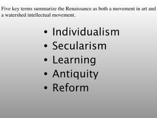 Renaissance new directions 1213 | PPT