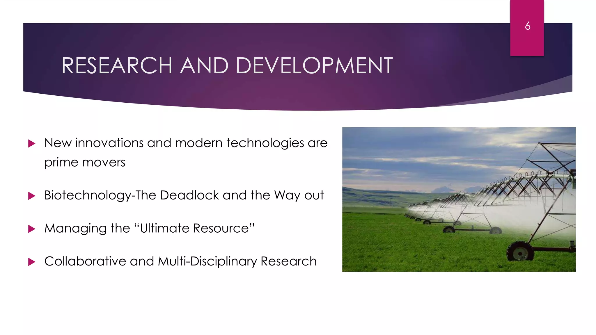 Agricultural Research and Extension in India: Reflections on the ...