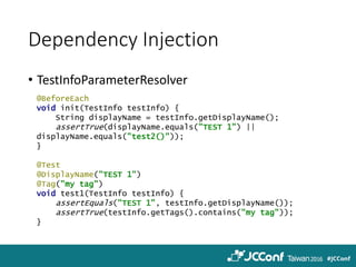 Renaissance of JUnit - Introduction to JUnit 5 | PPTX