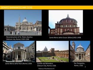 Renaissance part 3 bramante palladio | PPT
