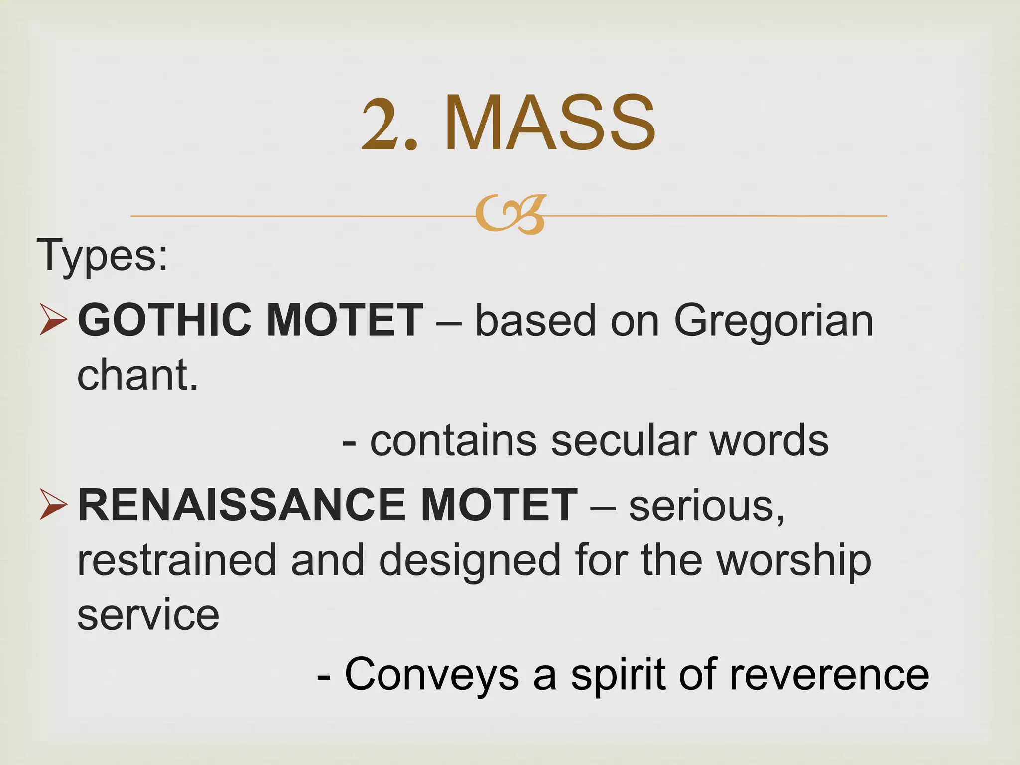 MUSIC OF THE RENAISSANCE PERIOD | PPTX