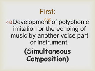 MUSIC OF THE RENAISSANCE PERIOD | PPTX