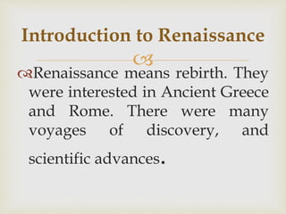 Renaissance period | PPT