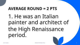 Renaissance Period 2nd quarter Quiz.pptx